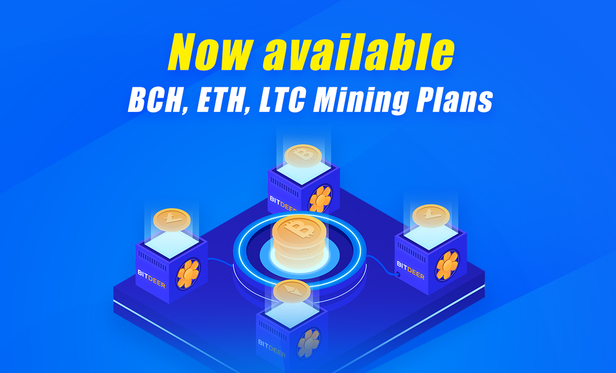PR: BitDeer.com Launches New Mining Plans for BCH, LTC and ETH