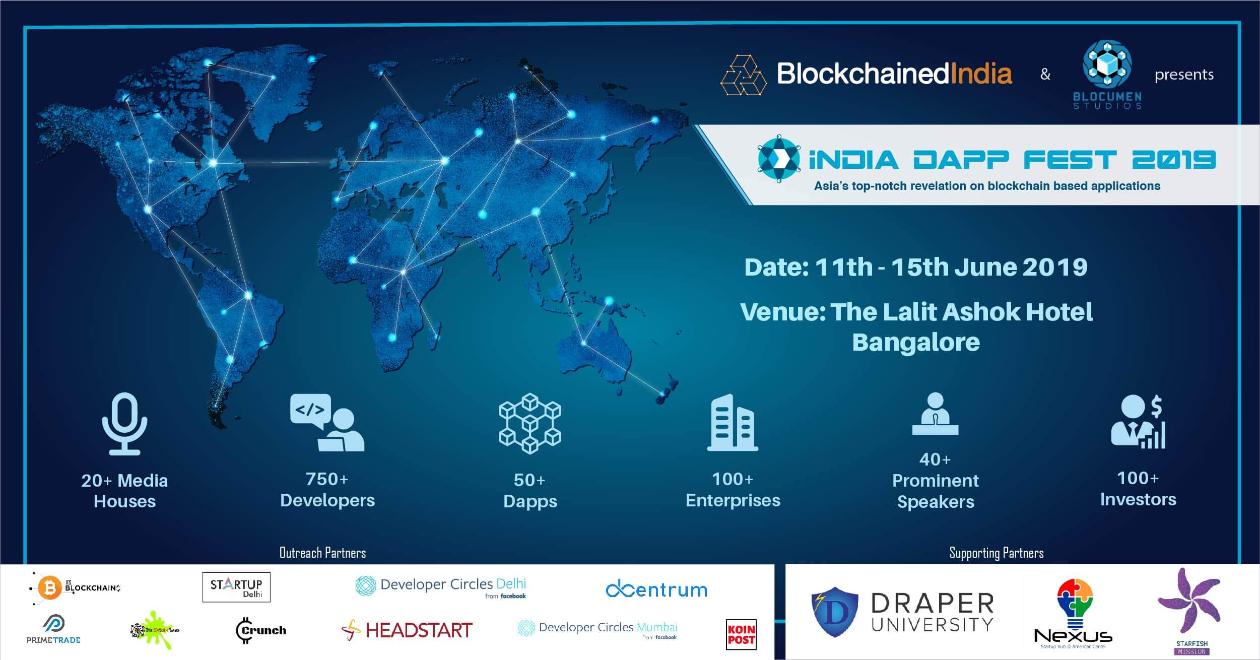 India Inches Closer To Biggest Blockchain Conference ‘The India Dapp Fest 2019’