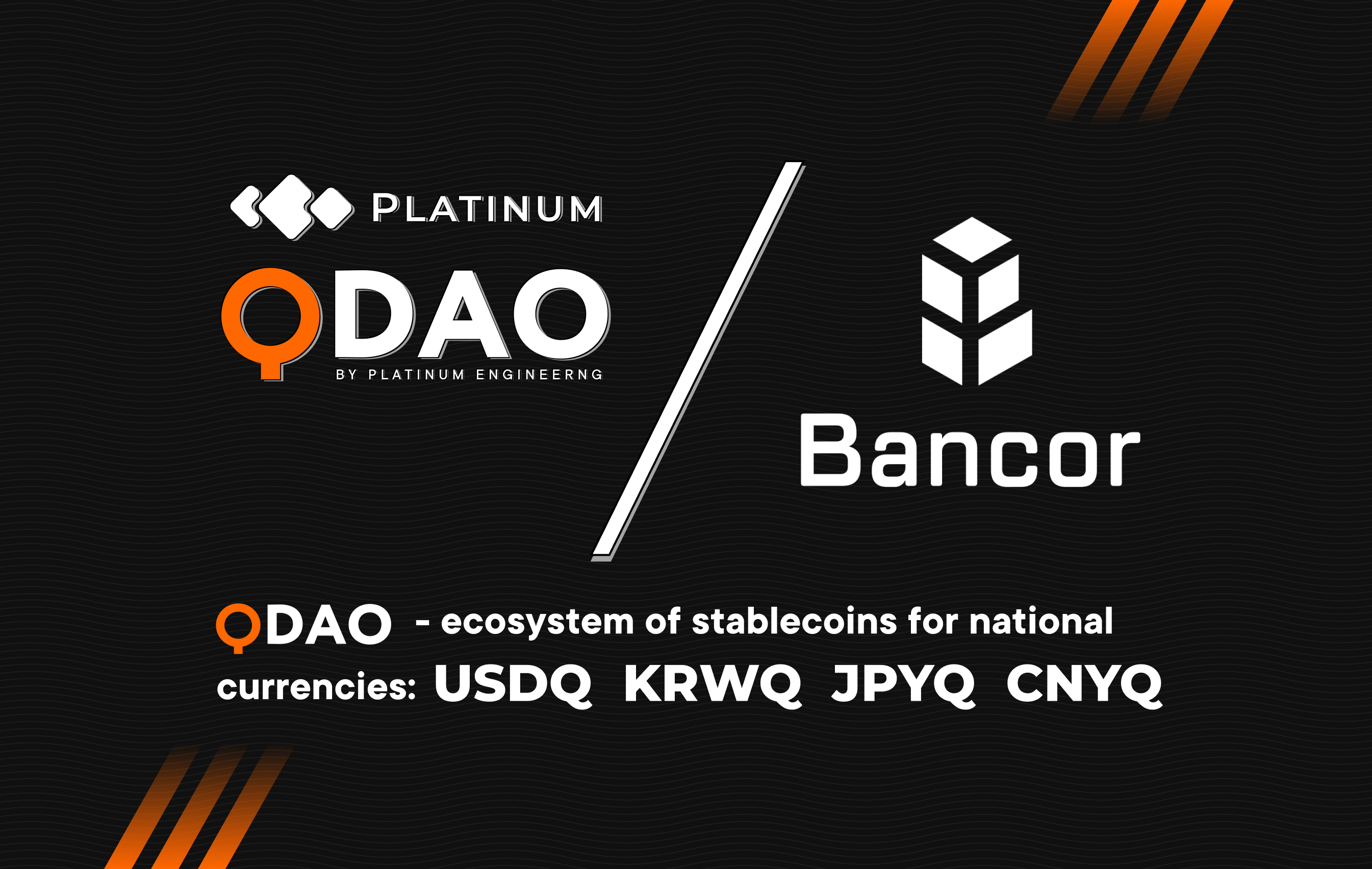 USDQ becomes first of Q DAO stable coins to be listed on Bancor Network ...