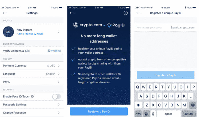 Crypto.com Integrates PayID Offering 5M+ Users an Easy and Unique Way ...