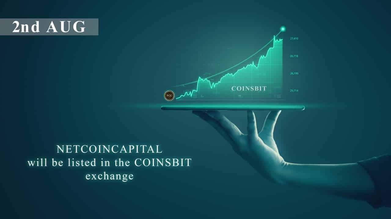 NetcoinCapital Announces to Make Their Token Tradable on Coinsbit Exchange