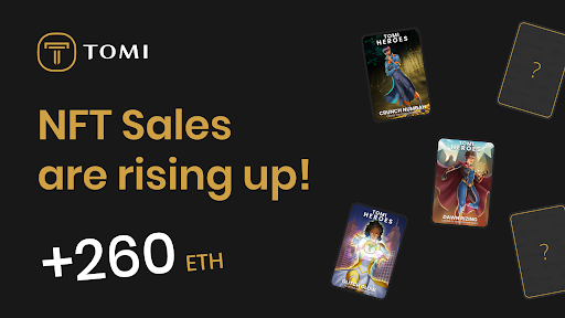 Grab a Spot in Tomi's Presale by Bagging an NFT! 260+ ETH Raised so Far ...