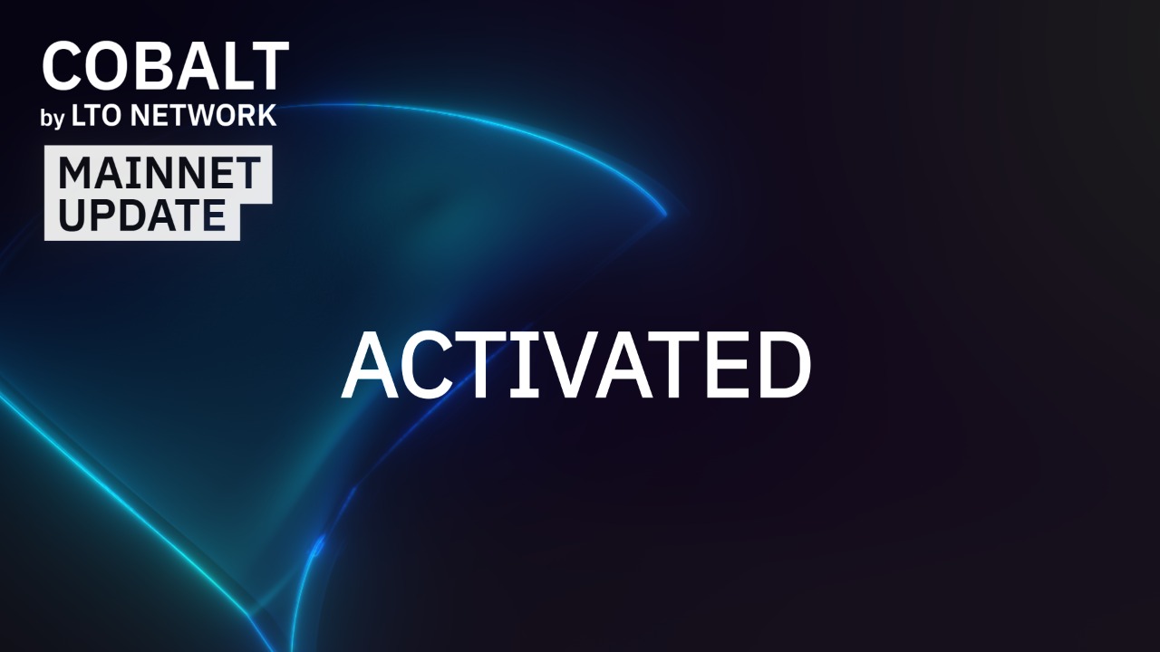 LTO Network’s Biggest Update, Cobalt, Accepted in Node Vote