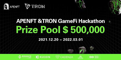 APENFT Foundation Partners With The TRON Ecosystem To Sponsor GameFi Hackathon