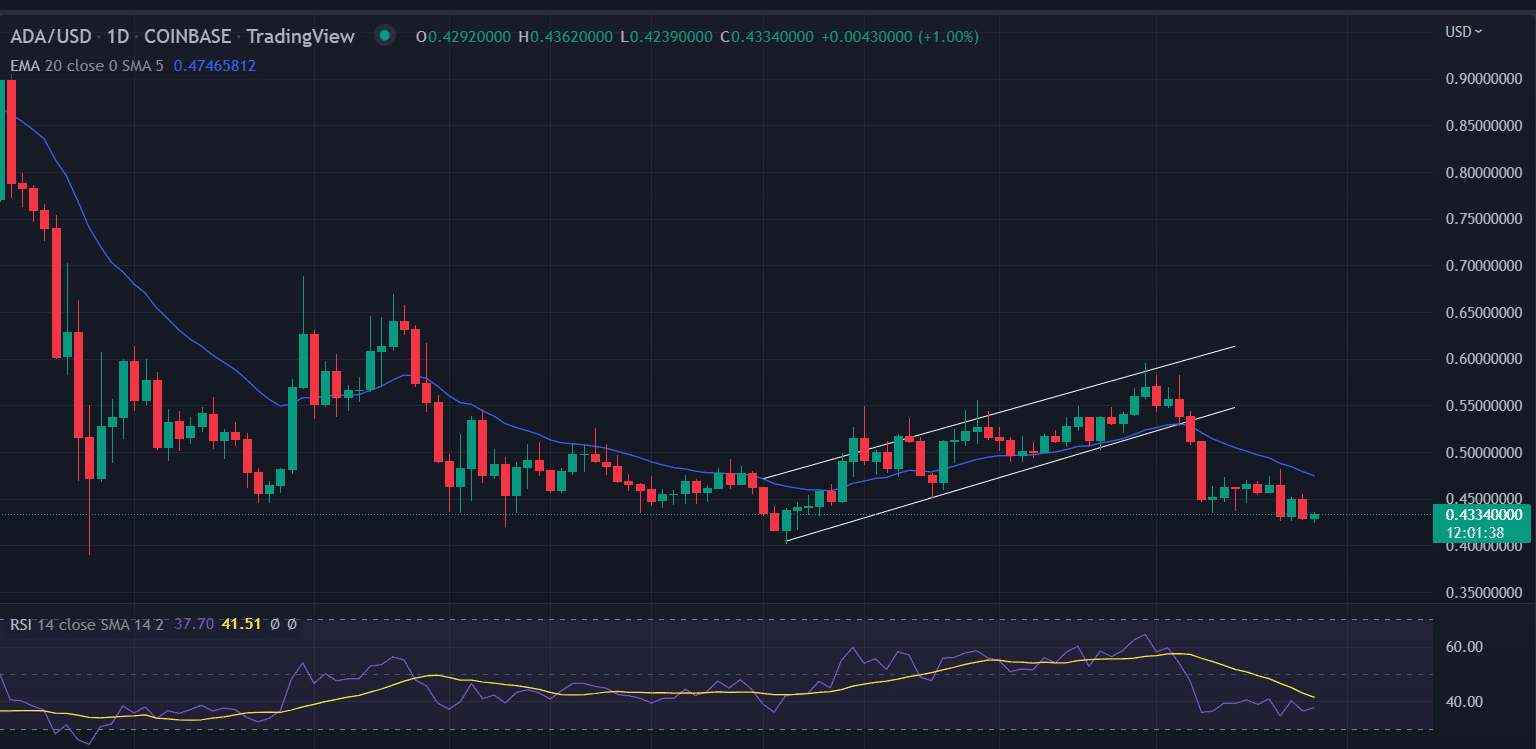 Cardano Price Support Holds Near Critical $0.42; Time To Accumulate?