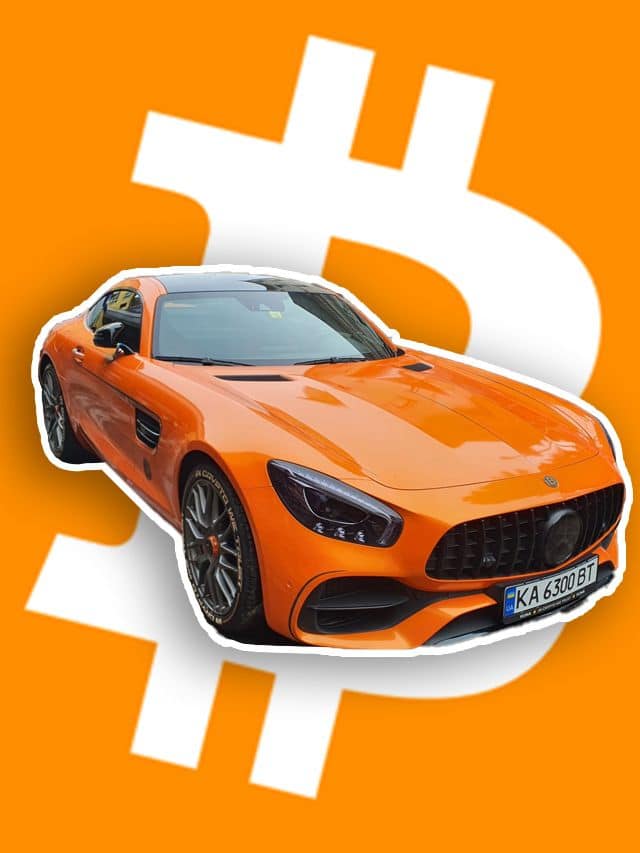 Mercedes-Benz Car With Bitcoin Logo Spotted At Davos