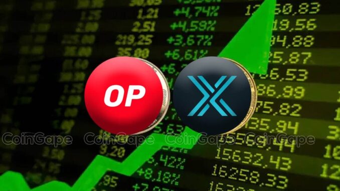 Optimism And Immutable Price Rally Continues, Note Monthly Gain Of Over 75%