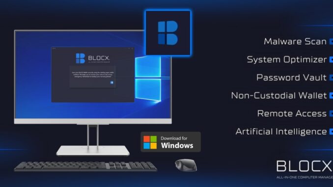 BLOCX. Leads the Way With All-in-One Computer Manager and Announces V1.2 Release