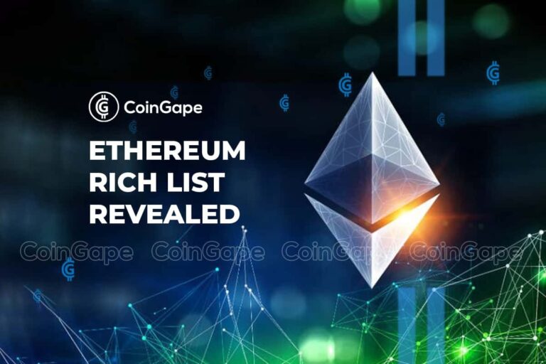 Ethereum Rich List Revealed | CoinGape