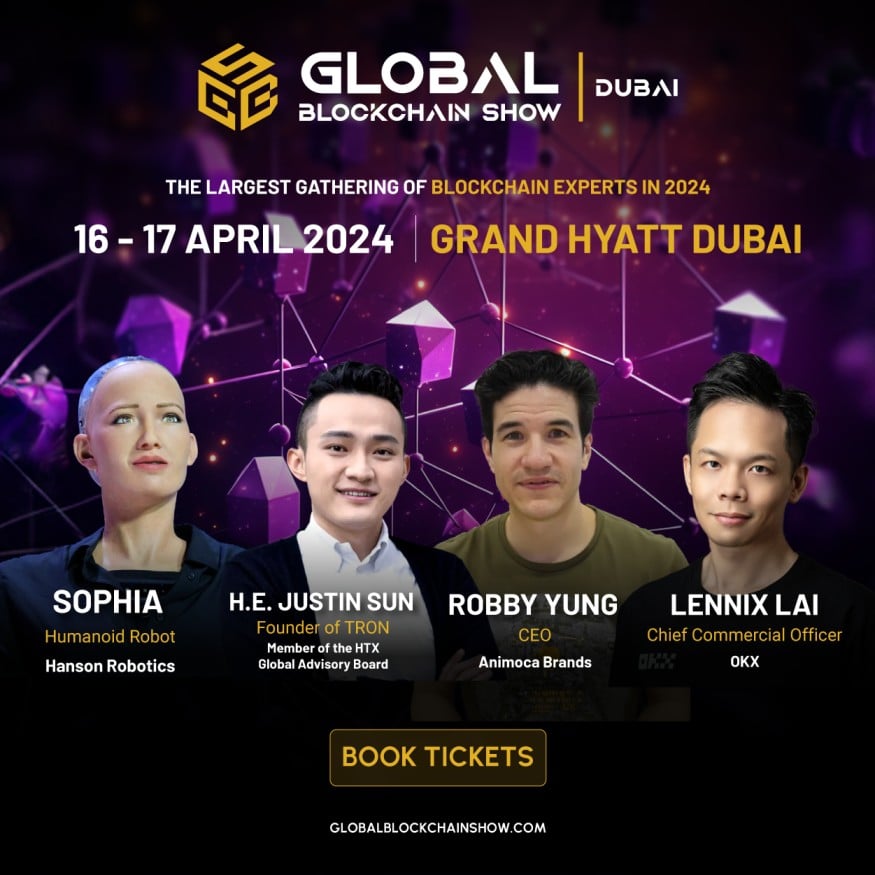 Global Blockchain Show at the opulent Grand Hyatt Dubai 2024