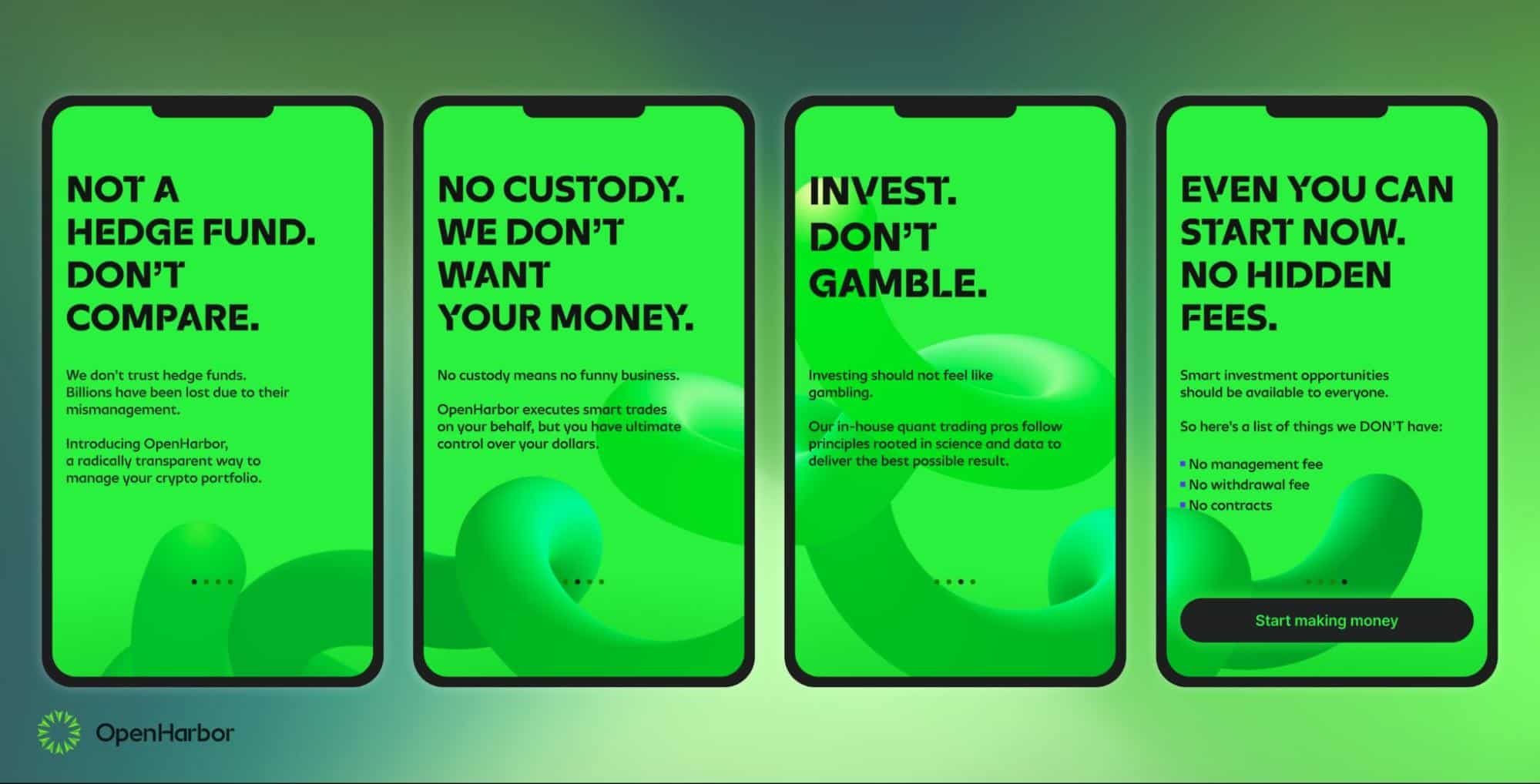 ‘Not a Hedge Fund’ App OpenHarbor Unlocks Premier Crypto Investing ...