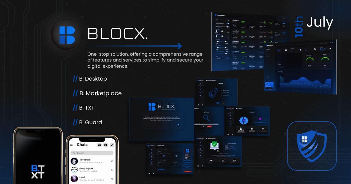BLOCX Rolls Out Extensive Platform Upgrades with B.TXT, B. Desktop, B ...