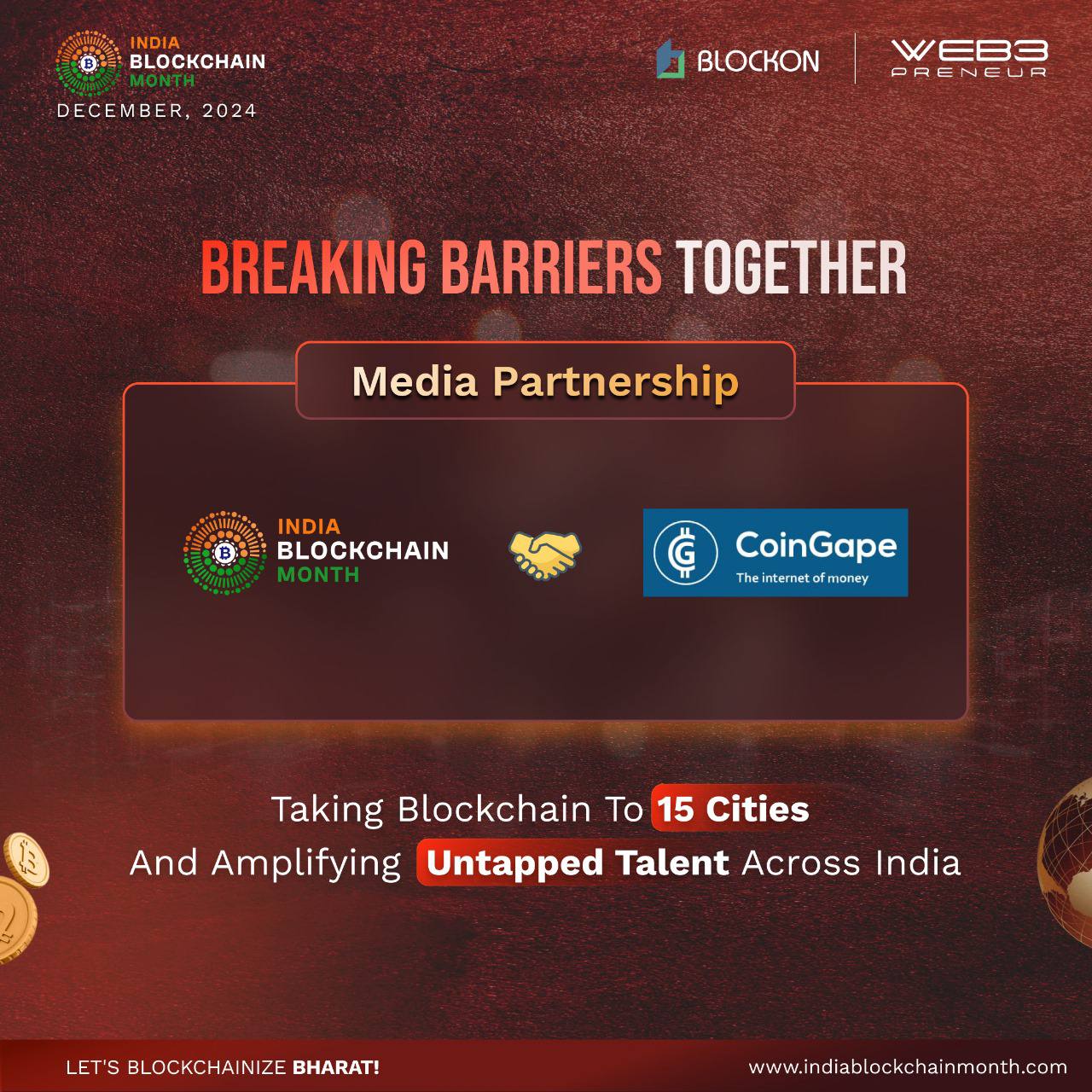 India Blockchain Month (INBM) | CoinGape