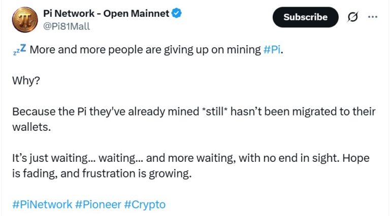 Pi Network Price Analysis: What’s Next for Pi Coin Price as Miners Capitulate?