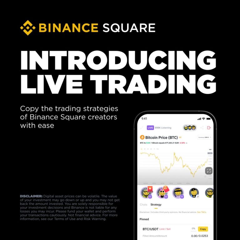 Binance Announces Live Trading to Boost Real-Time Trading | CoinGape