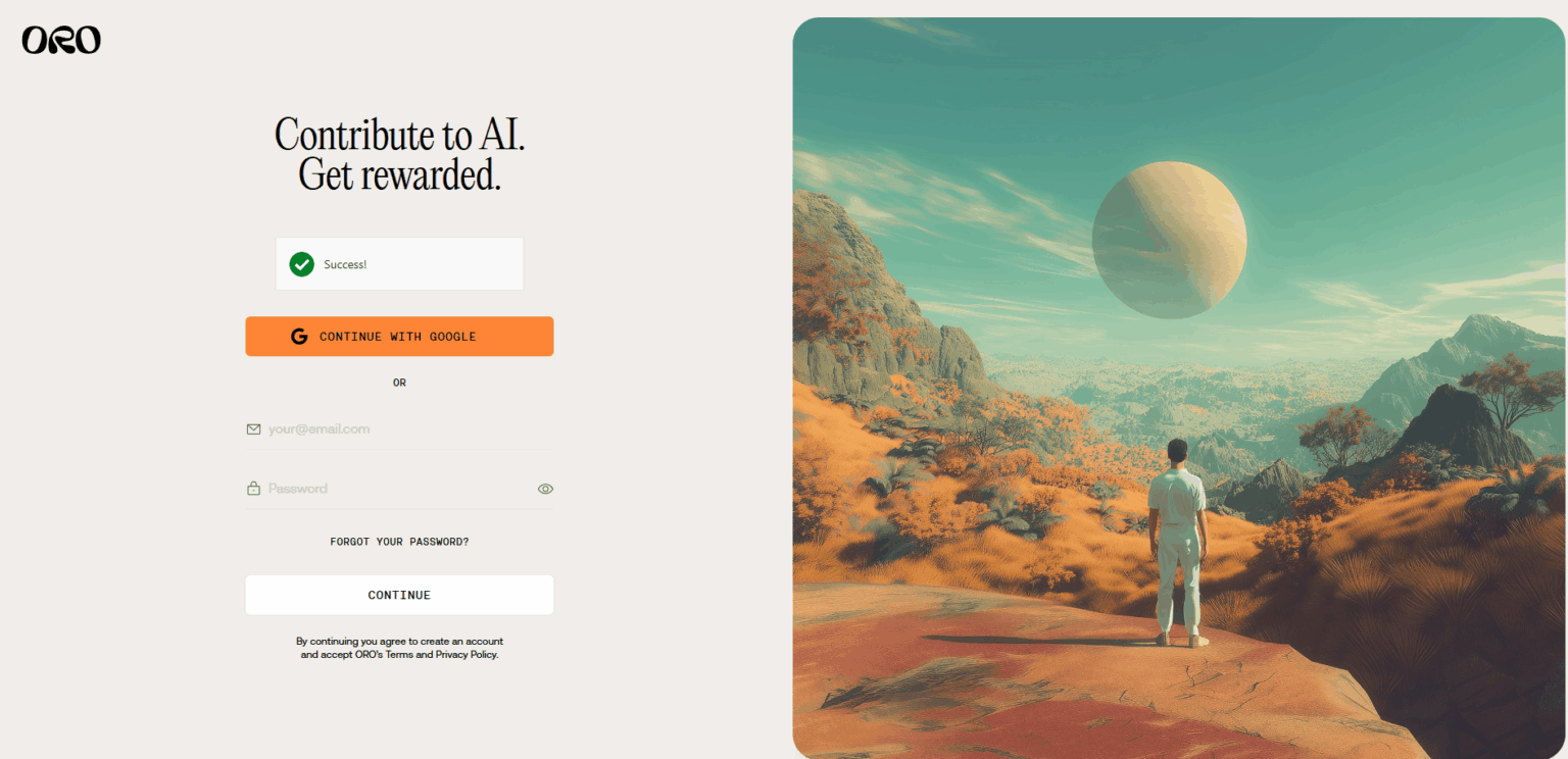 Participate in ORO’s Public Beta Phase and Earn Points for Rewards