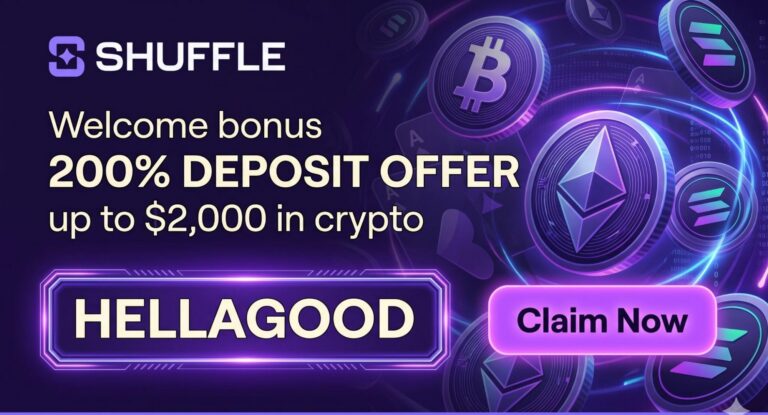 Shuffle Promo Code 2026: Claim Bonus & No Deposit Offers